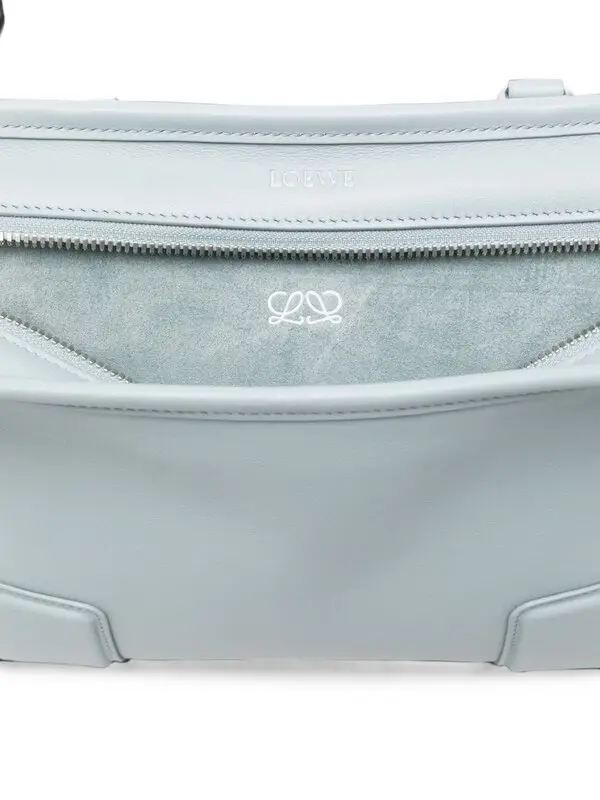 Loewe Amazona 180 Small Leather Handbag - Grey