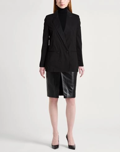 TWINSET Blazer Size Cotton, Elastane