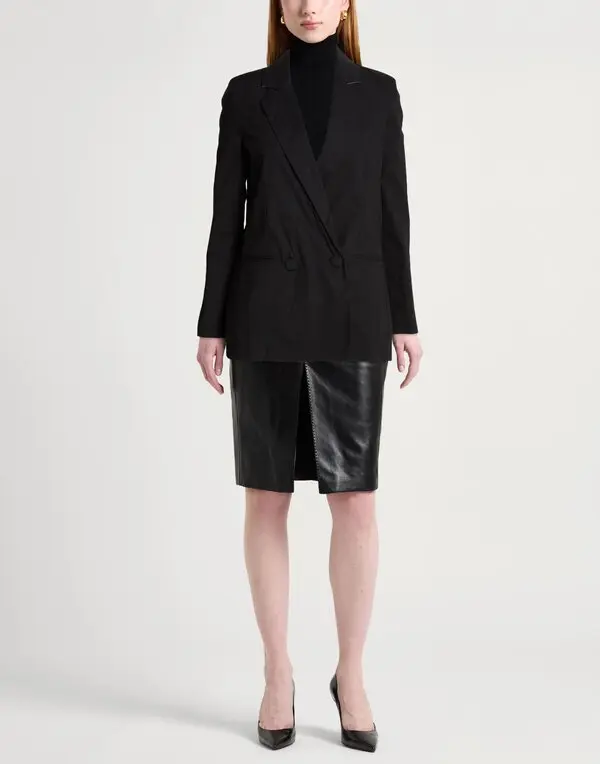 TWINSET Blazer Size Cotton, Elastane
