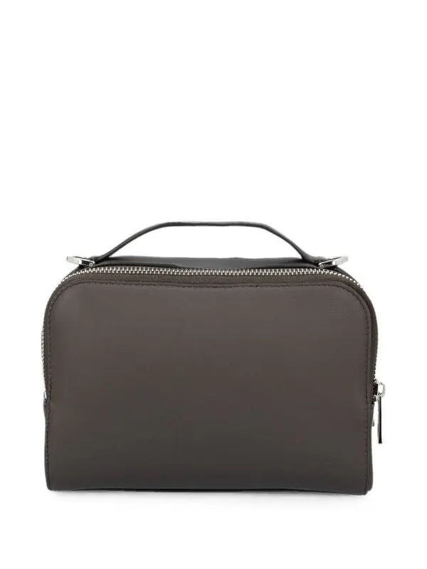 Loewe Camera Mini Leather Crossbody Bag - Grey