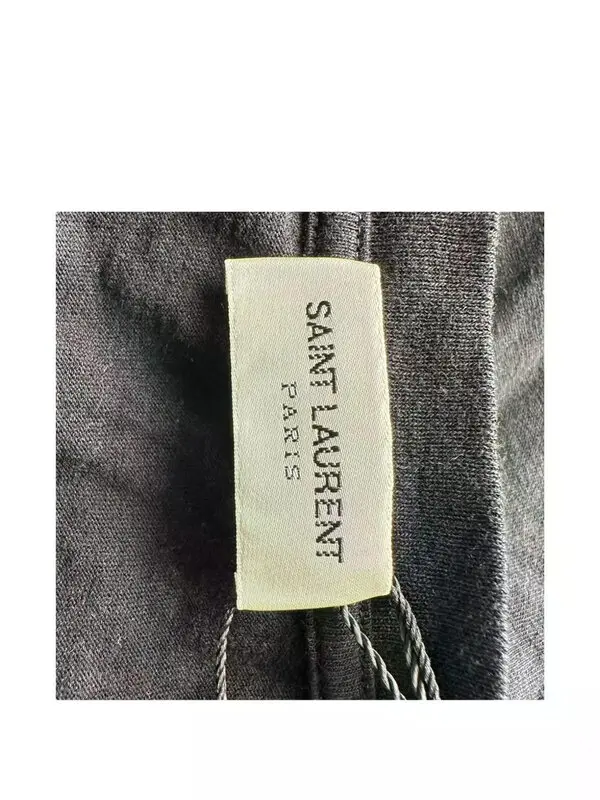 Saint Laurent Crew-neck T-shirt - Black