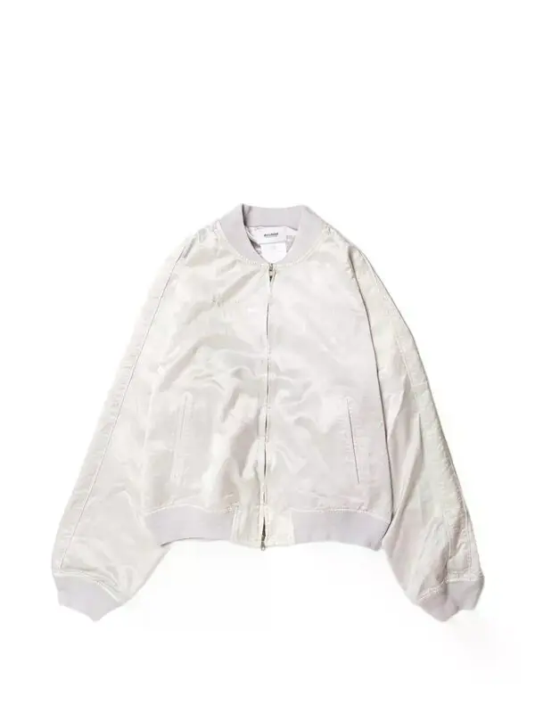 DOUBLET Distressed-effect Satin Jacket