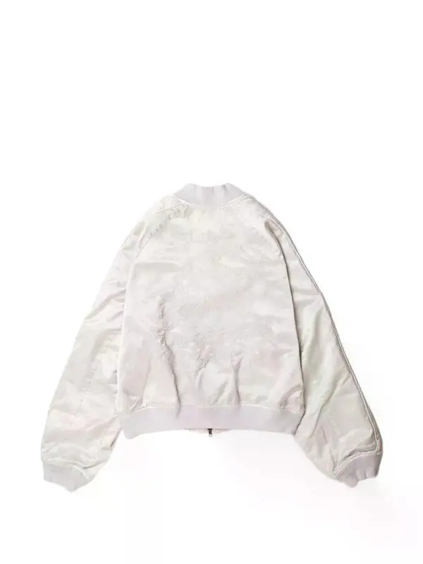 DOUBLET Distressed-effect Satin Jacket