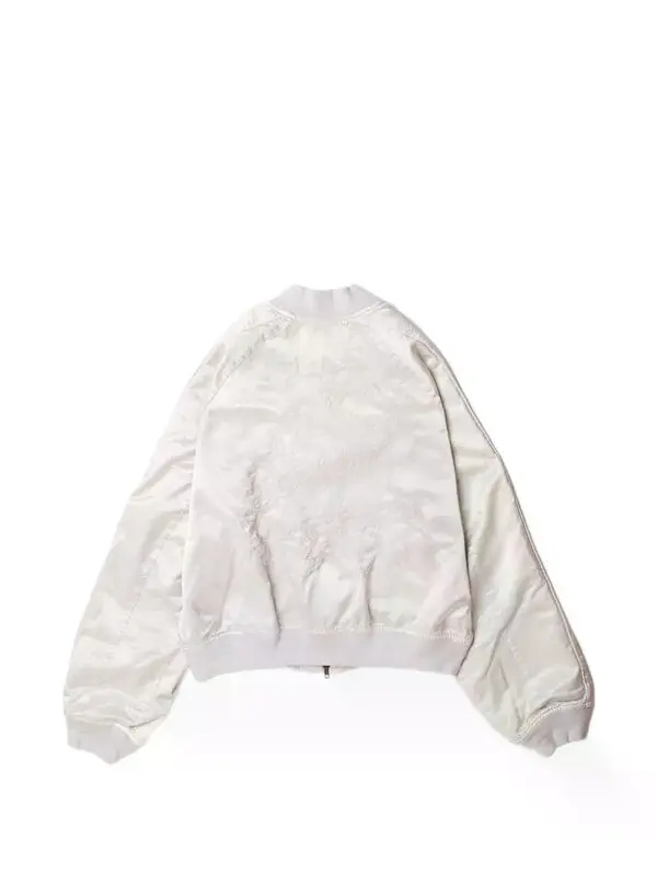 DOUBLET Distressed-effect Satin Jacket