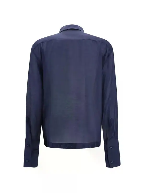 THELATEST Codie Sheer Long-sleeve Shirt