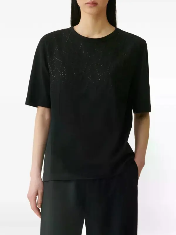 Fabiana Filippi Sequin-embellished T-shirt