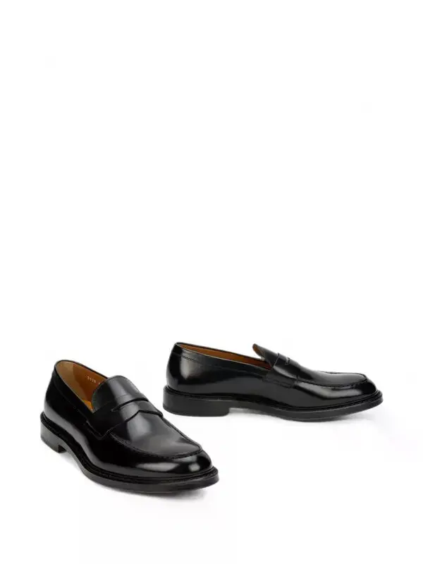 DOUCAL'S Polished Leather Loafers