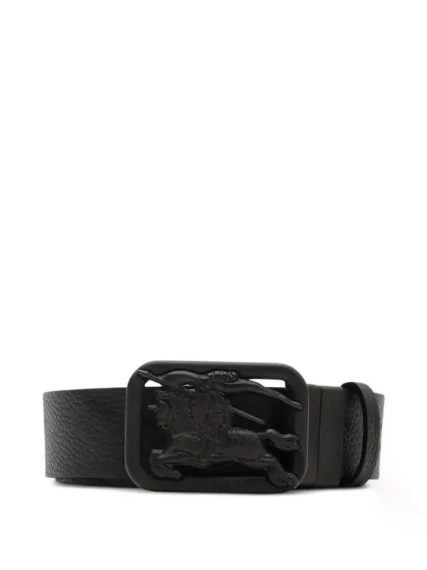 Burberry Reversible Check Rider Belt - Black
