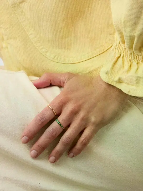 DINNY HALL Shuga Tsavorite Ring - Gold