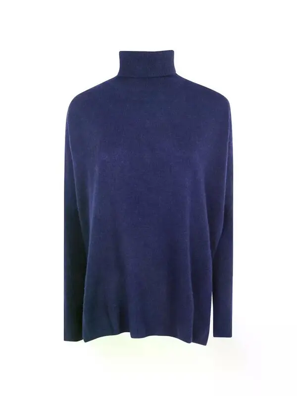 ABSOLUT CASHMERE Roll-neck Cashmere Sweater - Blue
