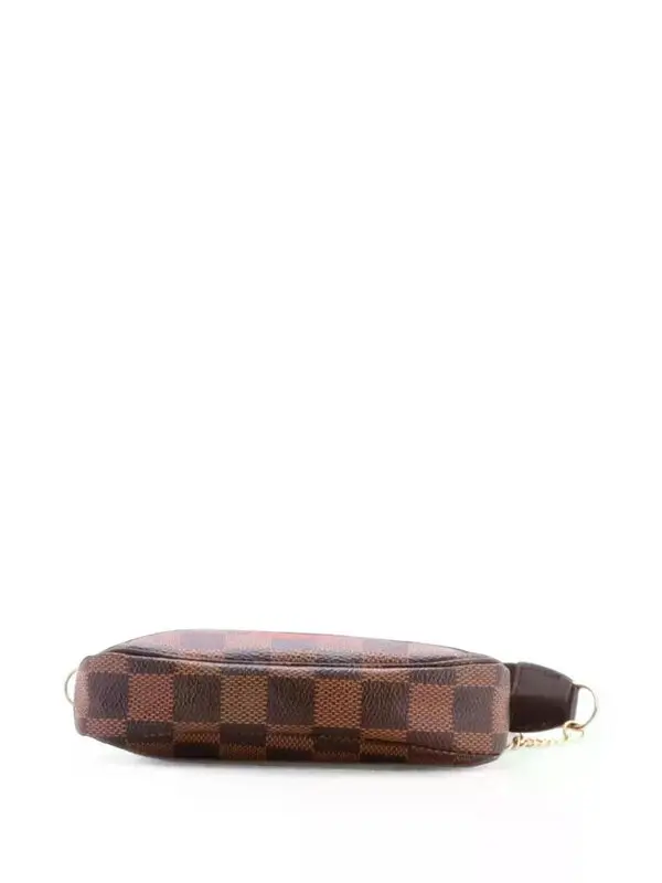 LOUIS VUITTON Pochette Accessoires Limited Edition Damier Mini Clutch Bag
