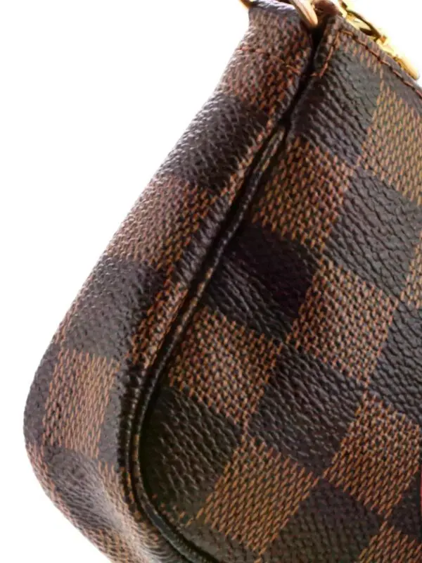 LOUIS VUITTON Pochette Accessoires Limited Edition Damier Mini Clutch Bag