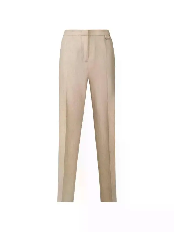 Fabiana Filippi Beaded-trim Tailored Trousers - Neutrals