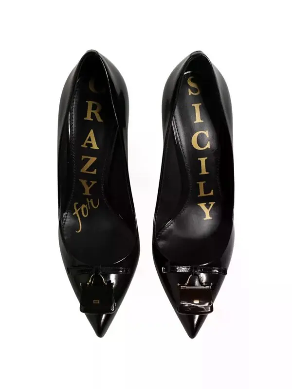 Dolce & Gabbana Sicily Bag-embellished Pointed-toe Pumps