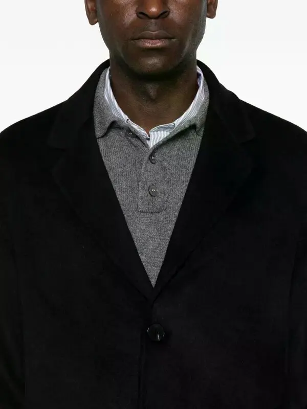 AMARANTO Single-breasted Notched-lapel Coat