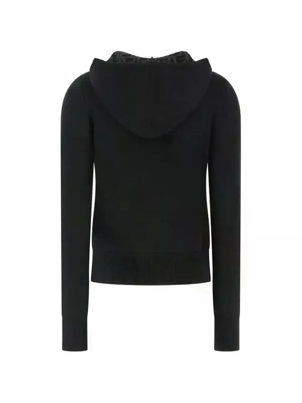 Fendi Ff-logo Hooded Hoodie