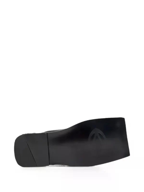 Camper Menosmal Stud-embellished Leather Flat Mules