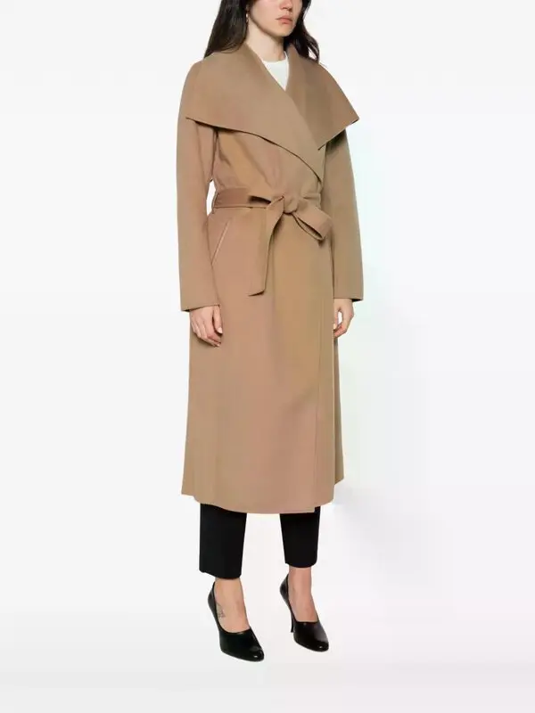 Mackage Mai Belted Wool Coat - Neutrals