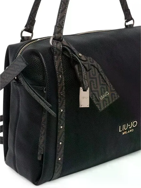 Liu Jo Logo-print Studded Tote Bag