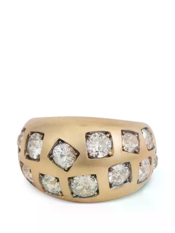 SYLVA & CIE Embellhished Diamond Dome Ring
