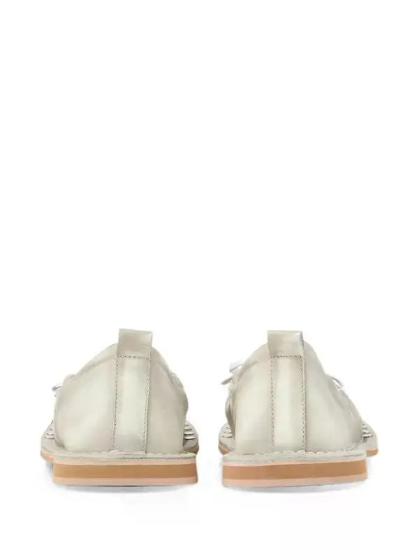 Camper Menosmal Stud-embellished Leather Loafers - Neutrals