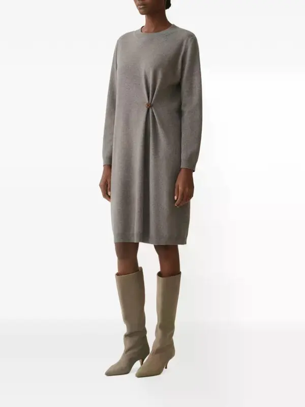 Fabiana Filippi Embellished Gathered Midi Dress