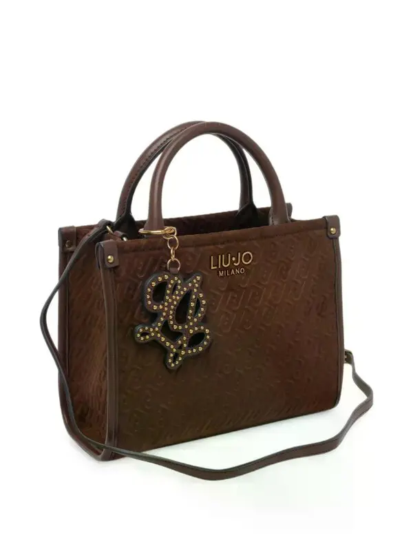 Liu Jo Logo-embossed Studded Tote Bag