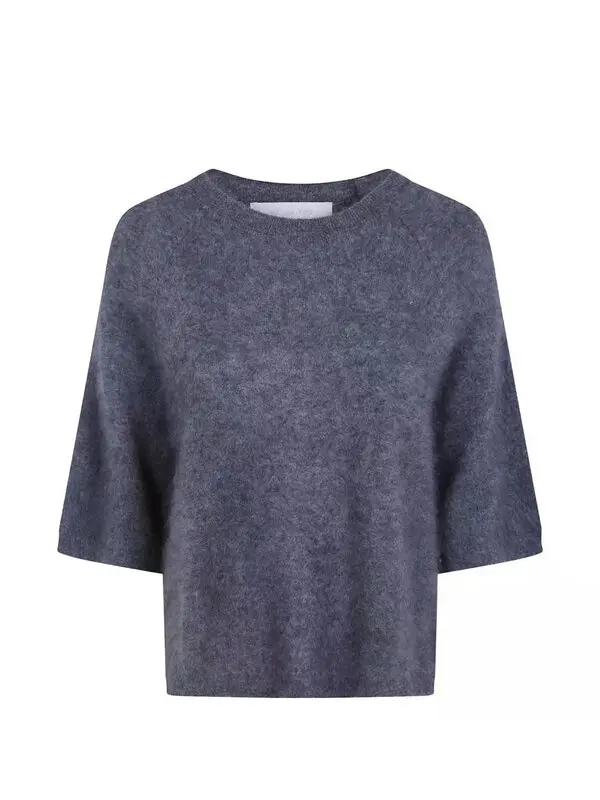 ABSOLUT CASHMERE Raglan-sleeve Cashmere Sweater - Grey