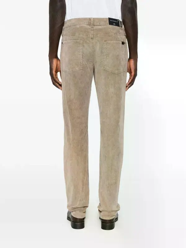7 For All Mankind Straight-leg Corduroy Trousers