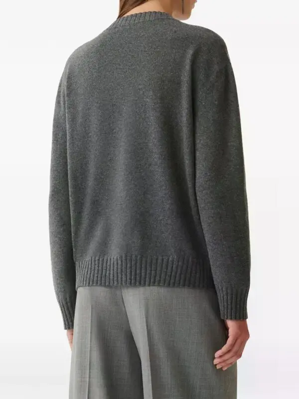 Fabiana Filippi Bead-embellished Ribbed-trim Sweater