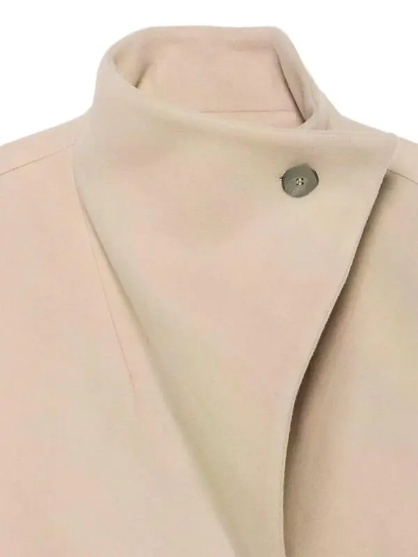 TELA Scott Funnel-neck Coat - Neutrals