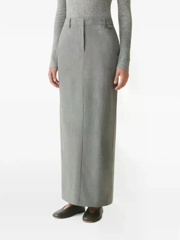Fabiana Filippi Rear-slit Skirt