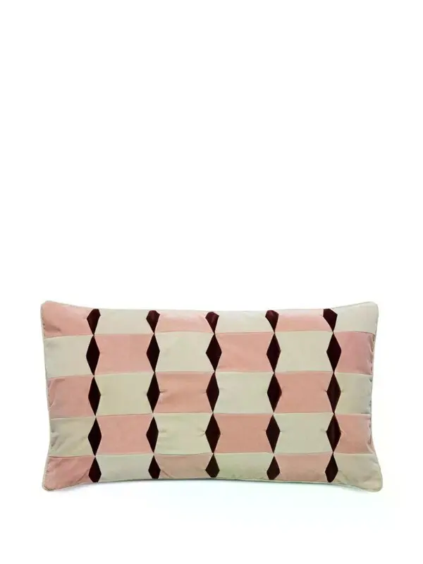 CHRISTINA LUNDSTEEN Florence Patchwork Velvet Cushion
