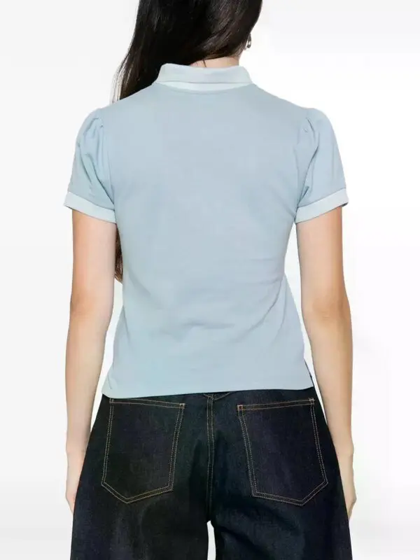 WILLY CHAVARRIA Willy Chavela Puff-sleeve Polo Shirt