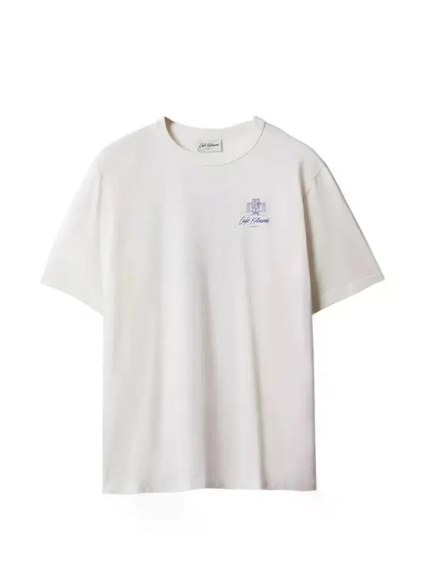 CAFÉ KITSUNÉ Logo-print T-shirt