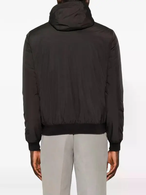 MOORER Hooded Bomber Jacket