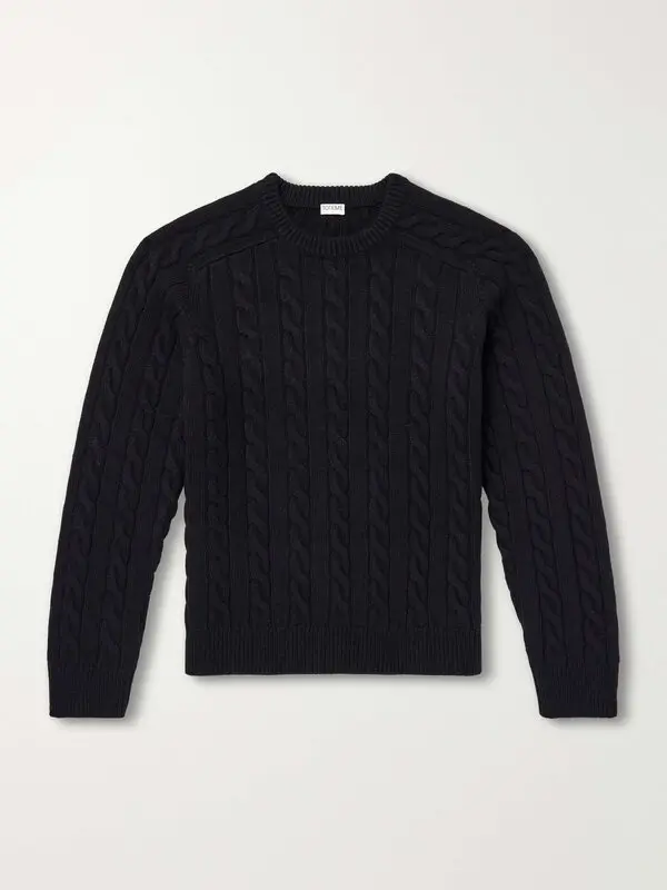 TOTEME Cable-knit Wool Sweater