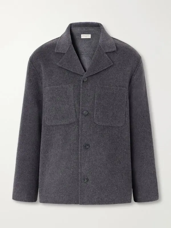 Officine Générale Hayri Brushed-wool Overshirt