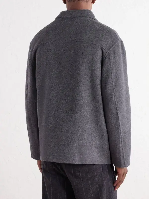 Officine Générale Hayri Brushed-wool Overshirt