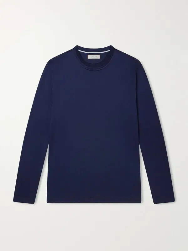 Canali Cotton-jersey T-shirt