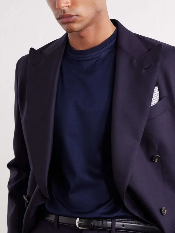 Canali Cotton-jersey T-shirt