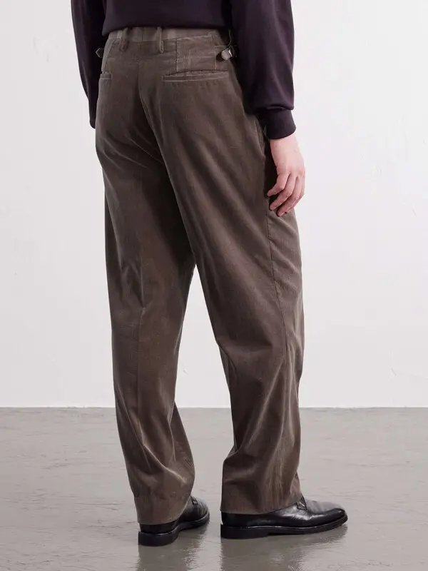 KAPTAIN SUNSHINE Straight-leg Cotton-corduroy Trousers