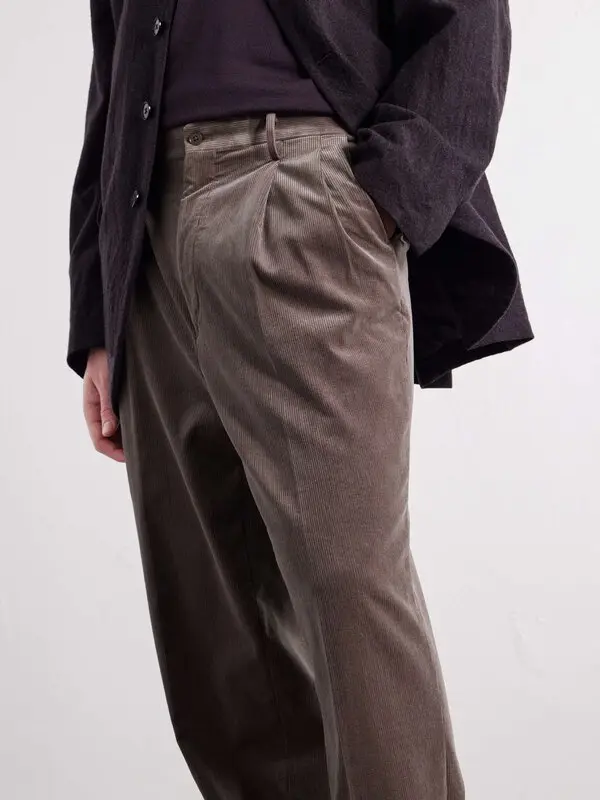 KAPTAIN SUNSHINE Straight-leg Cotton-corduroy Trousers