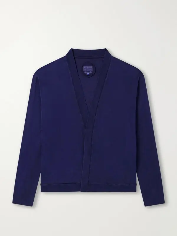 Blue Blue Japan Cotton-jersey Cardigan