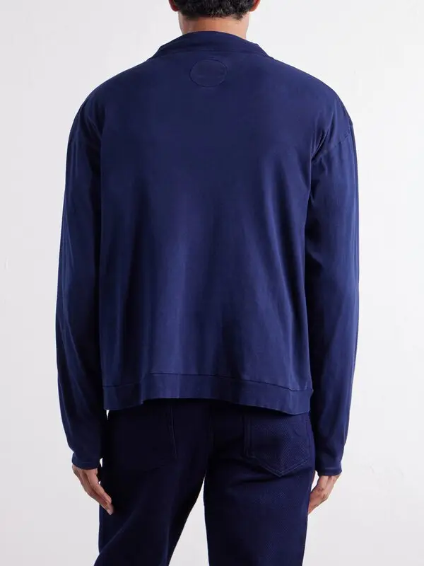 Blue Blue Japan Cotton-jersey Cardigan