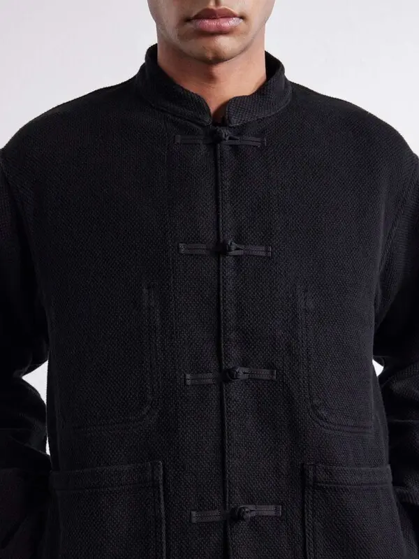 Blue Blue Japan Mandarin-collar Cotton-sashiko Jacket