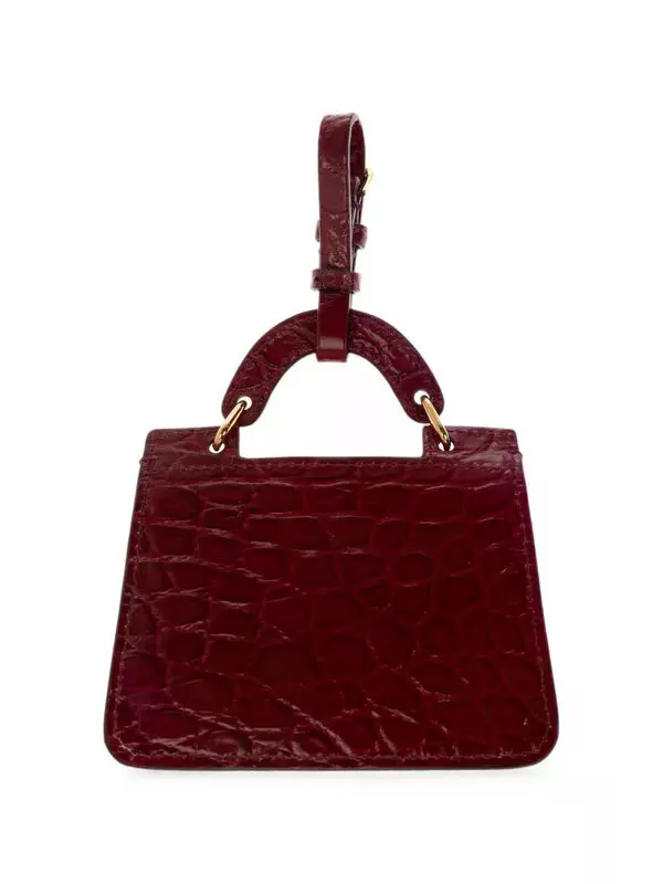 Dolce & Gabbana Croc-effect Leather Card Holder