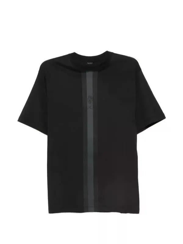 Gucci Logo-print Vertical-stripe T-shirt