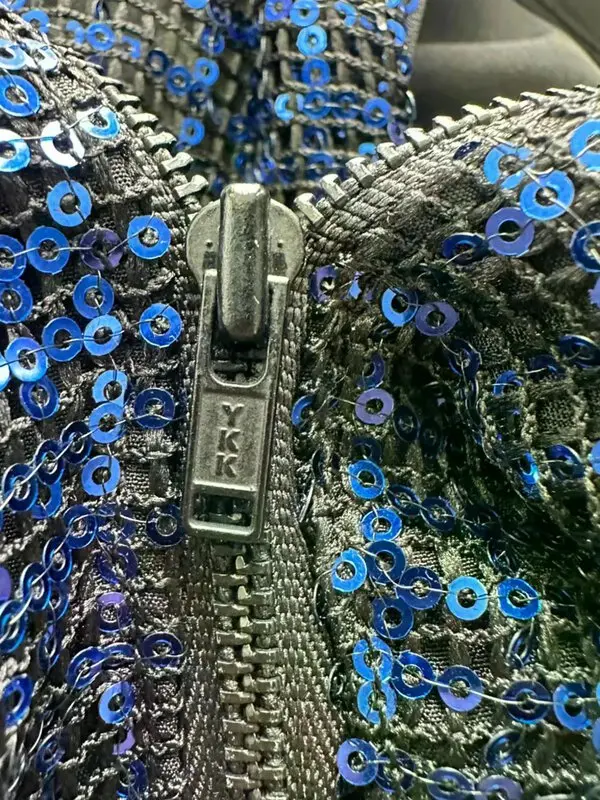 SELF-PORTRAIT 2020s Sequin-embellished V-neck Dress