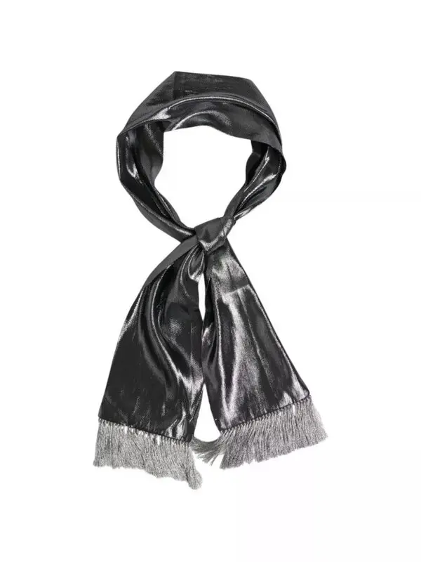 Dolce & Gabbana Metallic Fringed Scarf